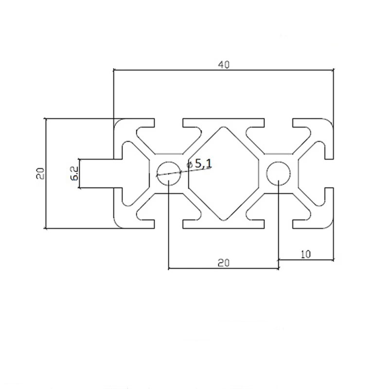 Aluminijumski profil CLAK 30x30 (S) | Konstruktivni profili